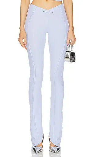 SAMI MIRO VINTAGE Asymmetric Pants - Blue Lace