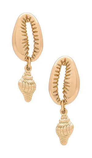 LOVERS AND FRIENDS Ziggy Dangle Earrings - Gold