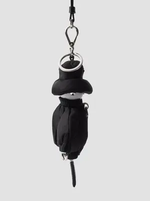 Prada Re-nylon Key Ring Trick With Shoulder Strap