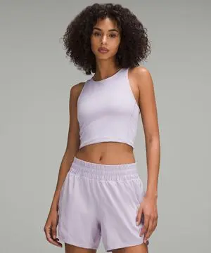 Lululemon Lululemon Swift Speed Cropped Tank Top Lilac Ether
