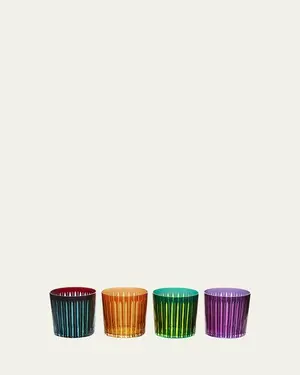 L'Objet Prism Double Old Fashioned Glasses, Set Of 4 - No Color