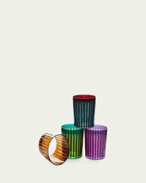 L'Objet Prism Double Old Fashioned Glasses, Set Of 4 - No Color