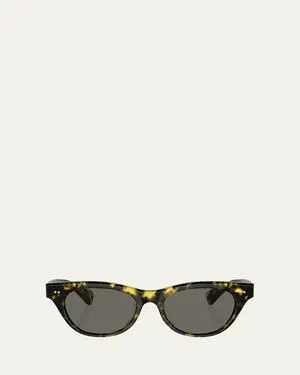 Oliver Spencer Oliver Peoples Avelin Butterfly Sunglasses Grey
