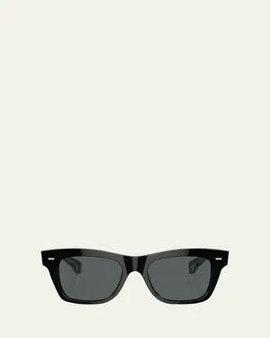 Oliver Spencer Ms Oliver Square Sunglasses - Black
