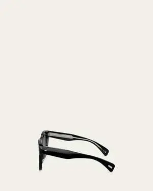 Oliver Spencer Ms Oliver Square Sunglasses - Black