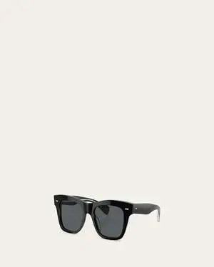 Oliver Spencer Ms Oliver Square Sunglasses - Black