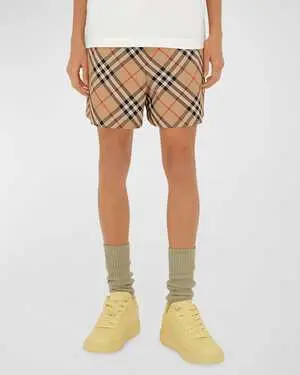 Burberry Burberry Checkered Shorts - Sand Ip Check