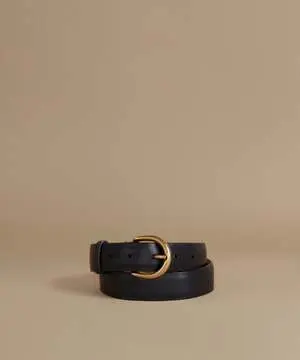 Jenni Kayne Classic Leather Belt - Black