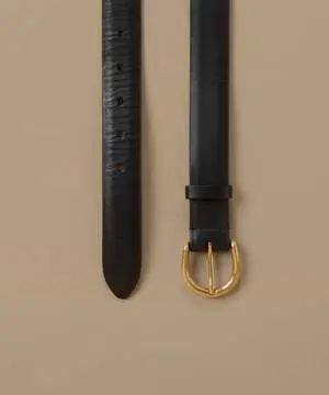Jenni Kayne Classic Leather Belt - Black