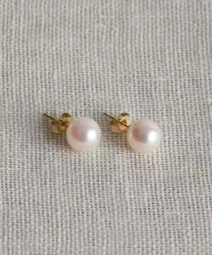 Jenni Kayne Large Loren Pearl Stud Earrings - Multicolor