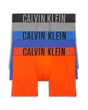 Calvin Klein Intense Power Logo Waistband Micro Boxer Briefs, Pack Of 3 Mdi Dazzli