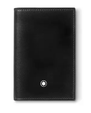 Montblanc Meisterstuck 2cc Leather Card Holder - Black