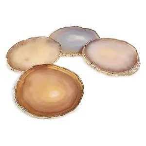 ANNA NEW YORK Lumino Gemstone Coasters, Set Of 4 - Multi