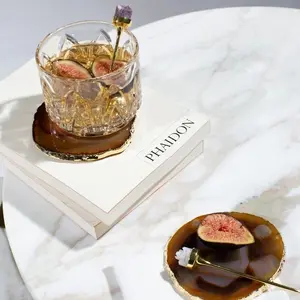 ANNA NEW YORK Lumino Gemstone Coasters, Set Of 4 - Multi