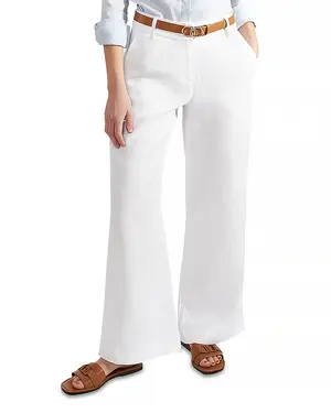 HOBBS LONDON Lynn Wide Leg Pants - White