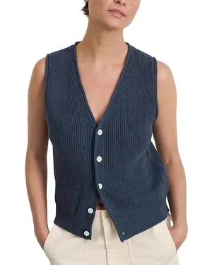 ALEX MILL Eldridge Button Front Sweater Vest