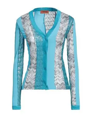 Missoni Cardigan With Button Fastenings Blue