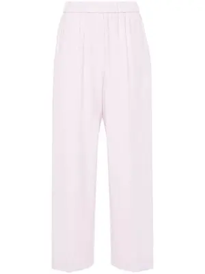 Peserico Crepe Wide-leg Trousers