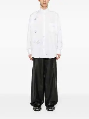 Vetements Graphic-print Cotton Shirt