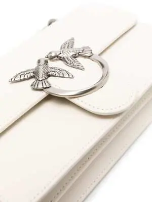 Pinko Mini Love Cross Body Bag - Neutrals