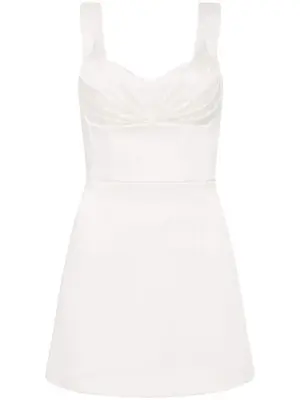 Rebecca Vallance Delaney Draped Mini Dress