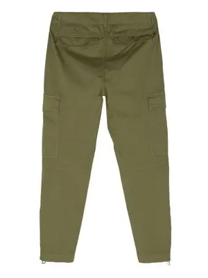 DONDUP Eve Cropped Cargo Trousers - Green