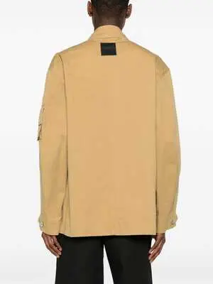 LANVIN X Future Crossed Front Cotton Utility Jacket - Neutrals