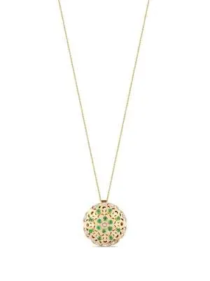 OFFICINA BERNARDI 18kt Yellow Damasco Emerald Necklace - Gold