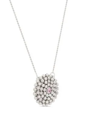 OFFICINA BERNARDI 18kt White Gold Mimosa Sapphire Necklace - Silver