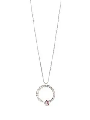 OFFICINA BERNARDI 18kt White Gold Ruby Ophidia Necklace - Silver