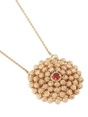 OFFICINA BERNARDI 18kt Yellow Mimosa Ruby Necklace - Gold