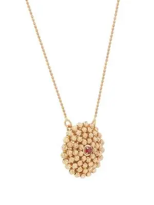 OFFICINA BERNARDI 18kt Yellow Mimosa Ruby Necklace - Gold