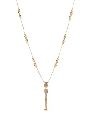 OFFICINA BERNARDI 18kt Yellow Empire Tassel Diamond Necklace - Gold