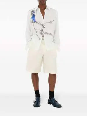 Burberry Tailored Canvas Shorts