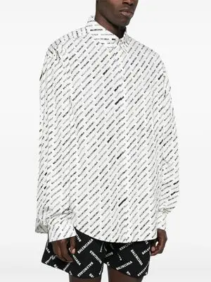 Balenciaga Logo-print Shirt