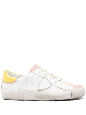 Philippe Model Prsx Leather Sneakers - Pink
