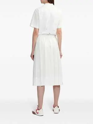 MARINE SERRE Embroidered Cotton Midi Dress