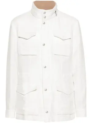 Eleventy Linen Field Jacket