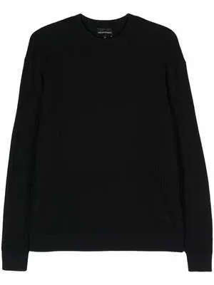 Emporio Armani Logo-embroidered Jumper
