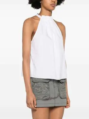 Pinko Halterneck Poplin Top