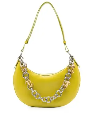 Off-White Hemisphere Leather Shoulder Bag - Yellow