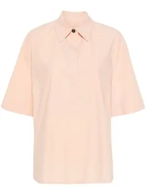 JIL SANDER Tonal Stitching Cotton Shirt