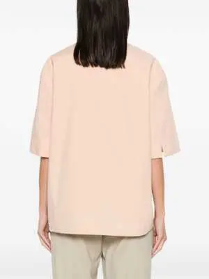 JIL SANDER Tonal Stitching Cotton Shirt