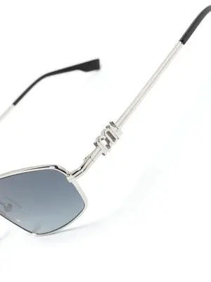 Dsquared2 Icon Geometric-frame Sunglasses - Grey