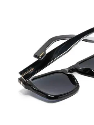 BOSS Rectangle Frame Sunglasses