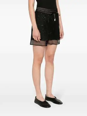 Peserico Sequin-embellished Shorts