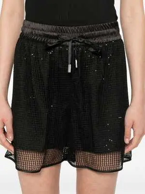 Peserico Sequin-embellished Shorts
