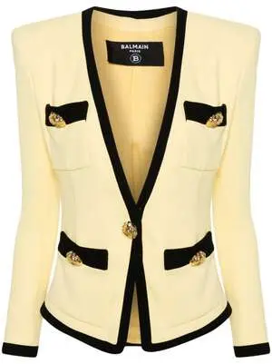 Balmain V Neck Blazers For Women