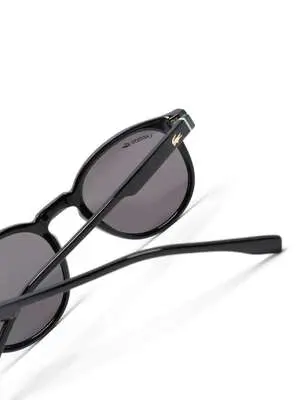 Lacoste Logo-engraved Round-frame Sunglasses