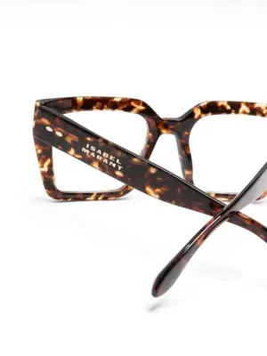 Isabel Marant Tortoiseshell Square-frame Sunglasses
